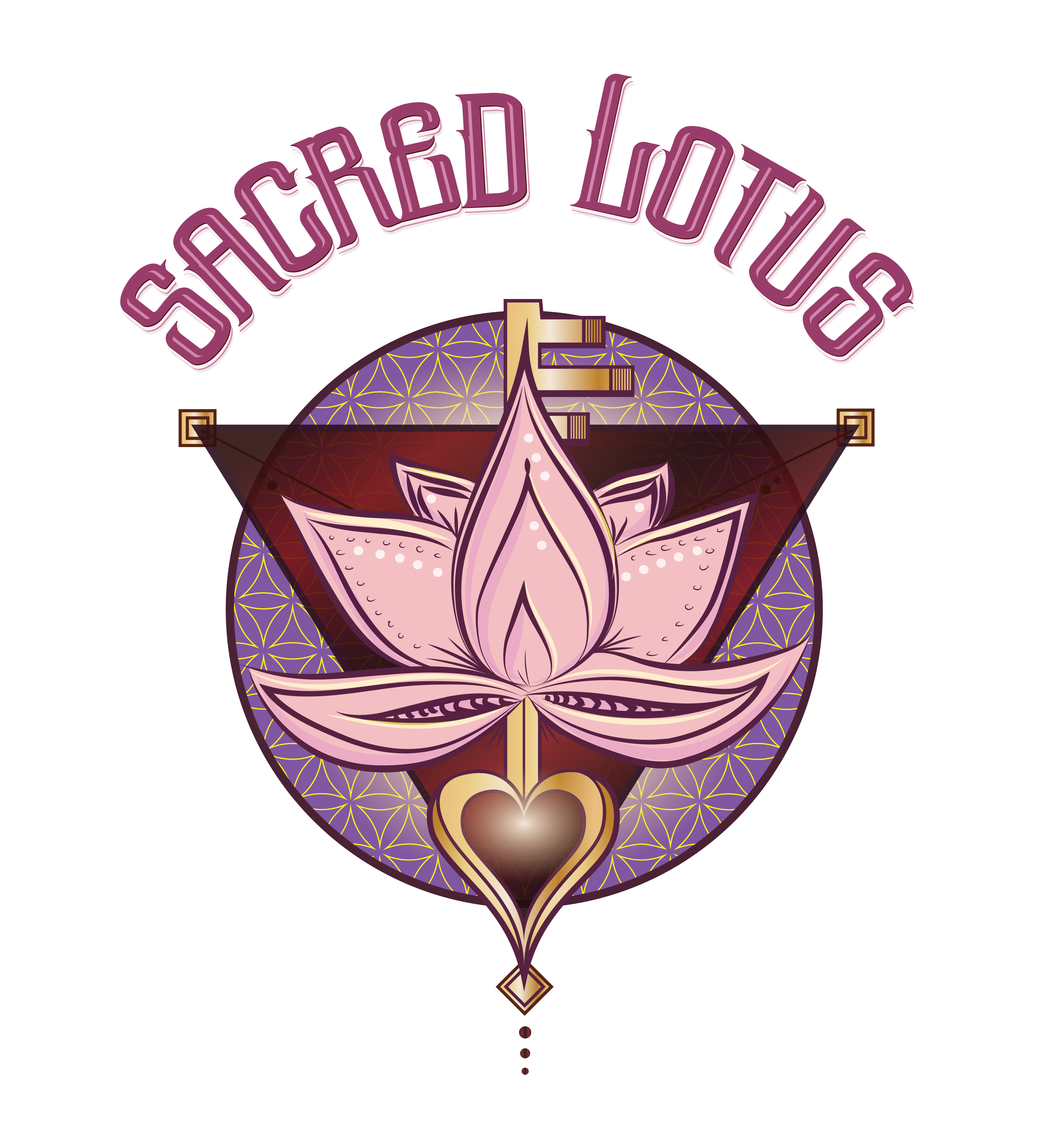 Sacred Lotus Flower Symbol